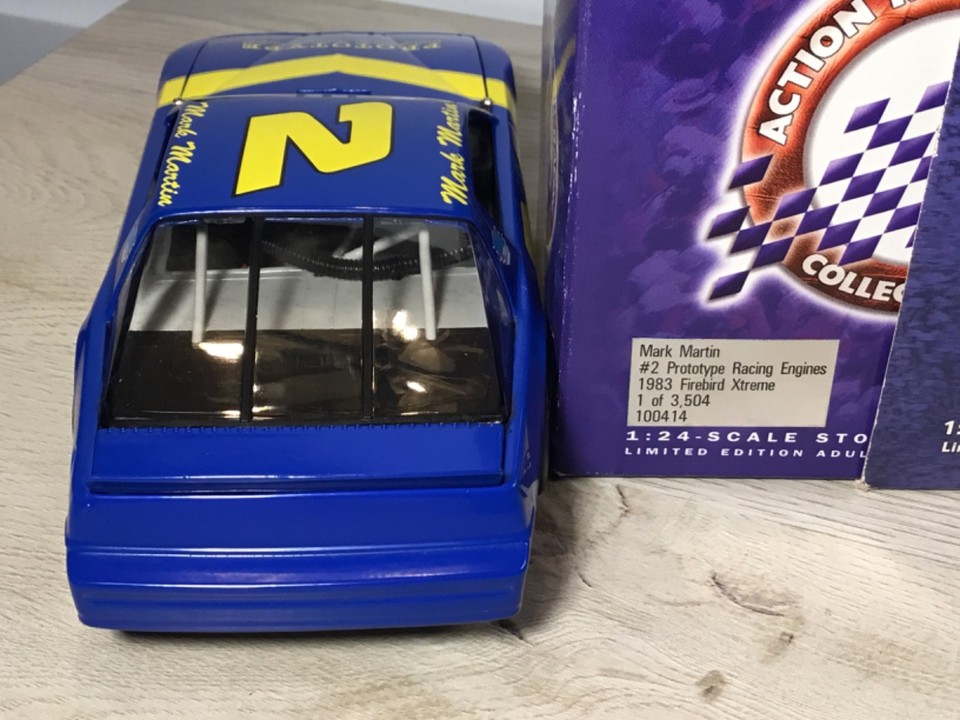 XRARE 1:24 Mark Martin #2 PROTOTYPE RACING ENGINES 1983 DieCast NASCAR ...