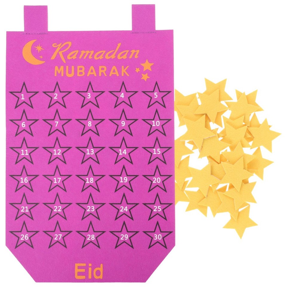 Ramadan Countdown Calendar Ramadan Festival Calendar Decoration Wall ...