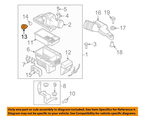 FORD OEM Air Cleaner Intake-Filter Flow Restriction Indicator ...