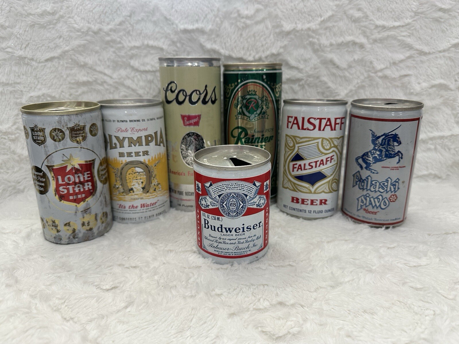 Vintage Lot Of Empty Beer Cans Lot Of 7 | eBay