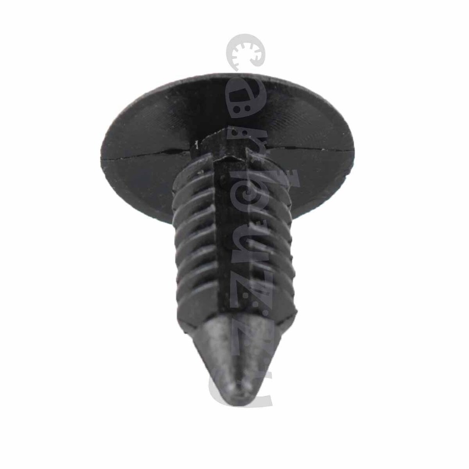 100 BLACK NYLON CHRISTMAS TREE CLIPS For GM 1595864 1605396 AUTO BODY ...