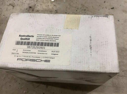 2009-2012 Porsche 987 Boxster/Cayman Base Rear Brake Pad Set 987 352 ...