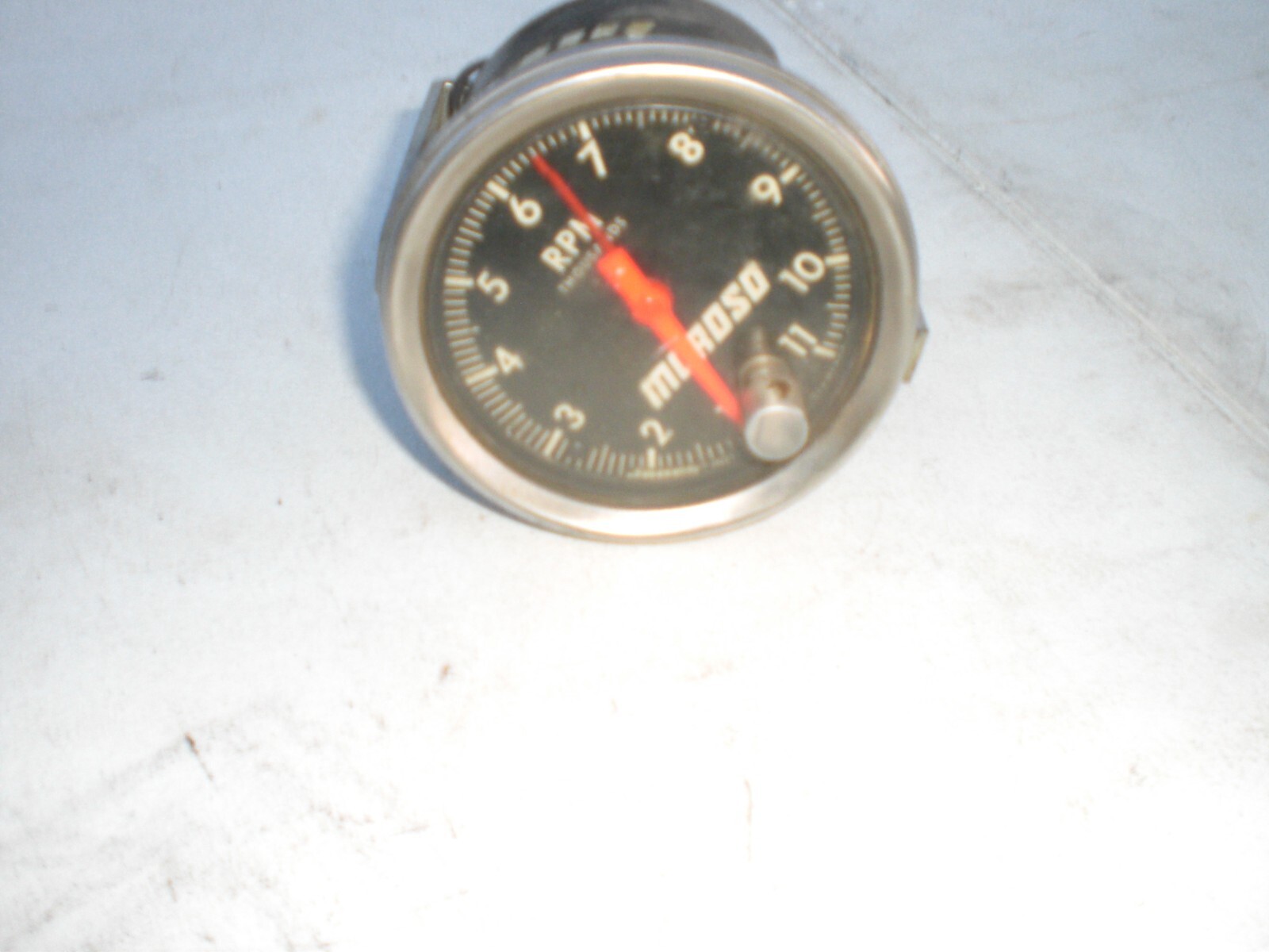 Moroso Machinal Tach Drive Tachometer NHRA with cable 11,000 RPM 3 5/8 ...
