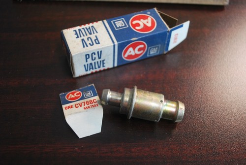 VINTAGE NOS AC DELCO CV768C PCV VALVE CHEVROLET CORVETTE CAMARO TRUCK ...