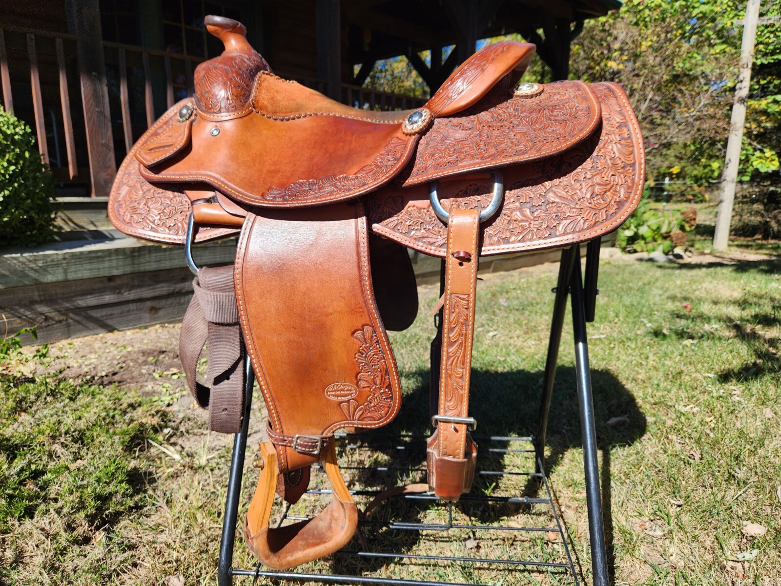 JR Wenger Western Ranch Saddle 16" | eBay