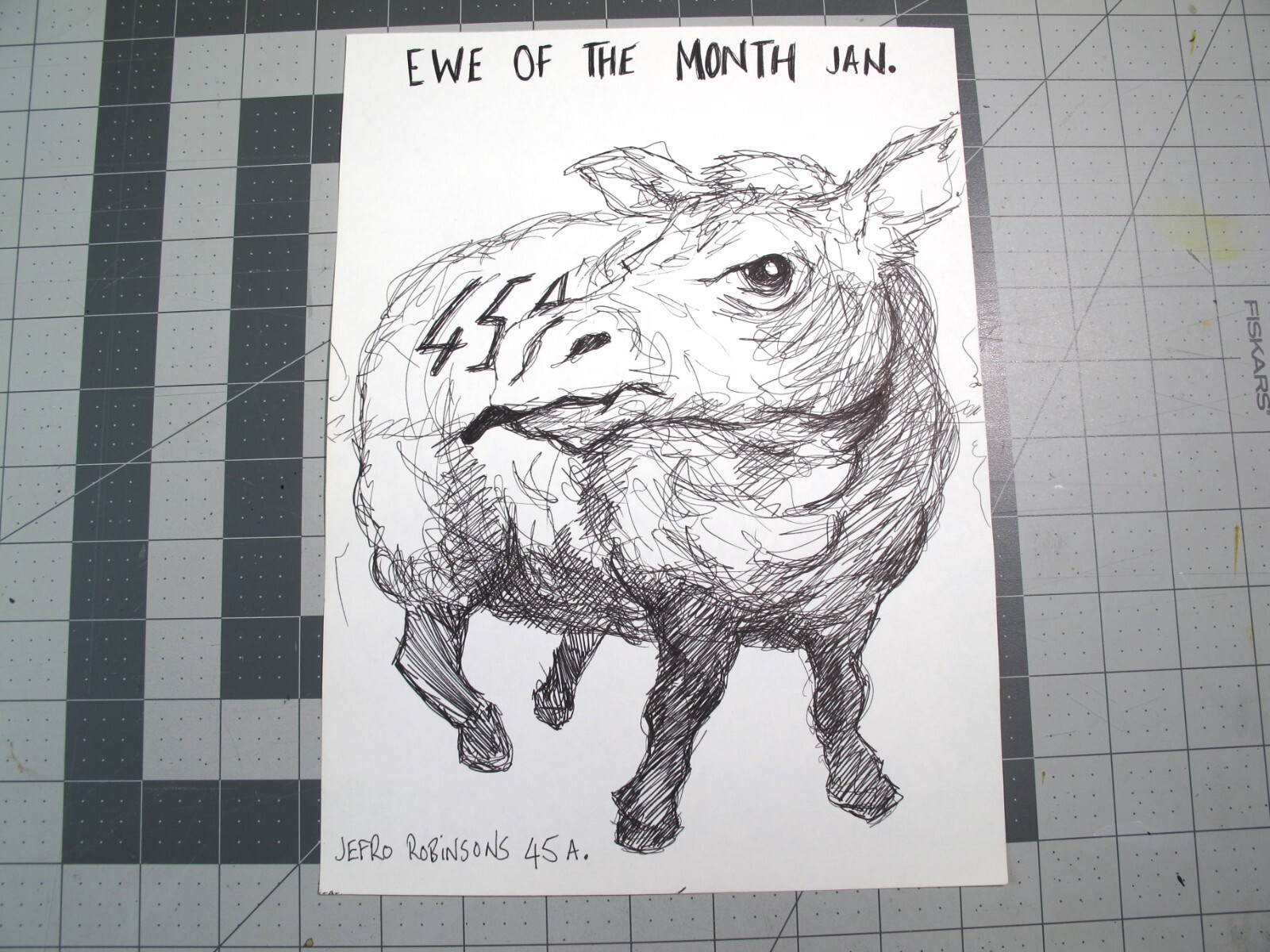 vtg 1990s drawing - comic art Noir Tank Girl Underground Ewe of the ...