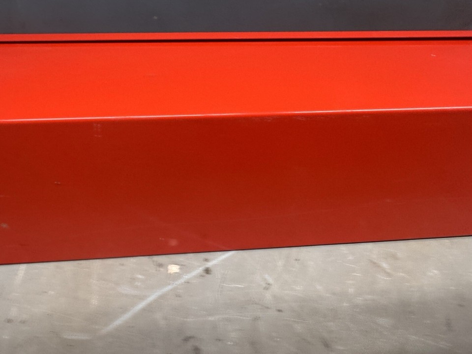 Vintage Snap-On Metal Chest Tool Box 44" Long Factory Issue Candy Apple ...