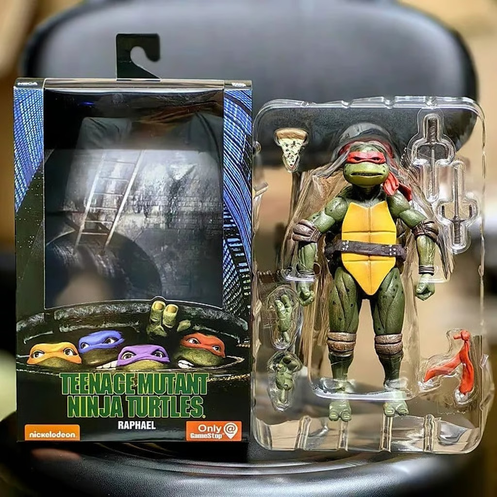 7" NECA Ninja Turtles 1990 Movie TMNT Teenage Movable Toys Mutant ...