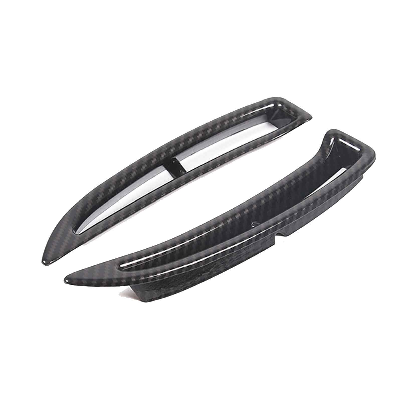Carbon Fiber ABS Rear Fender Air intake Frame Trim Molding For Corvette ...