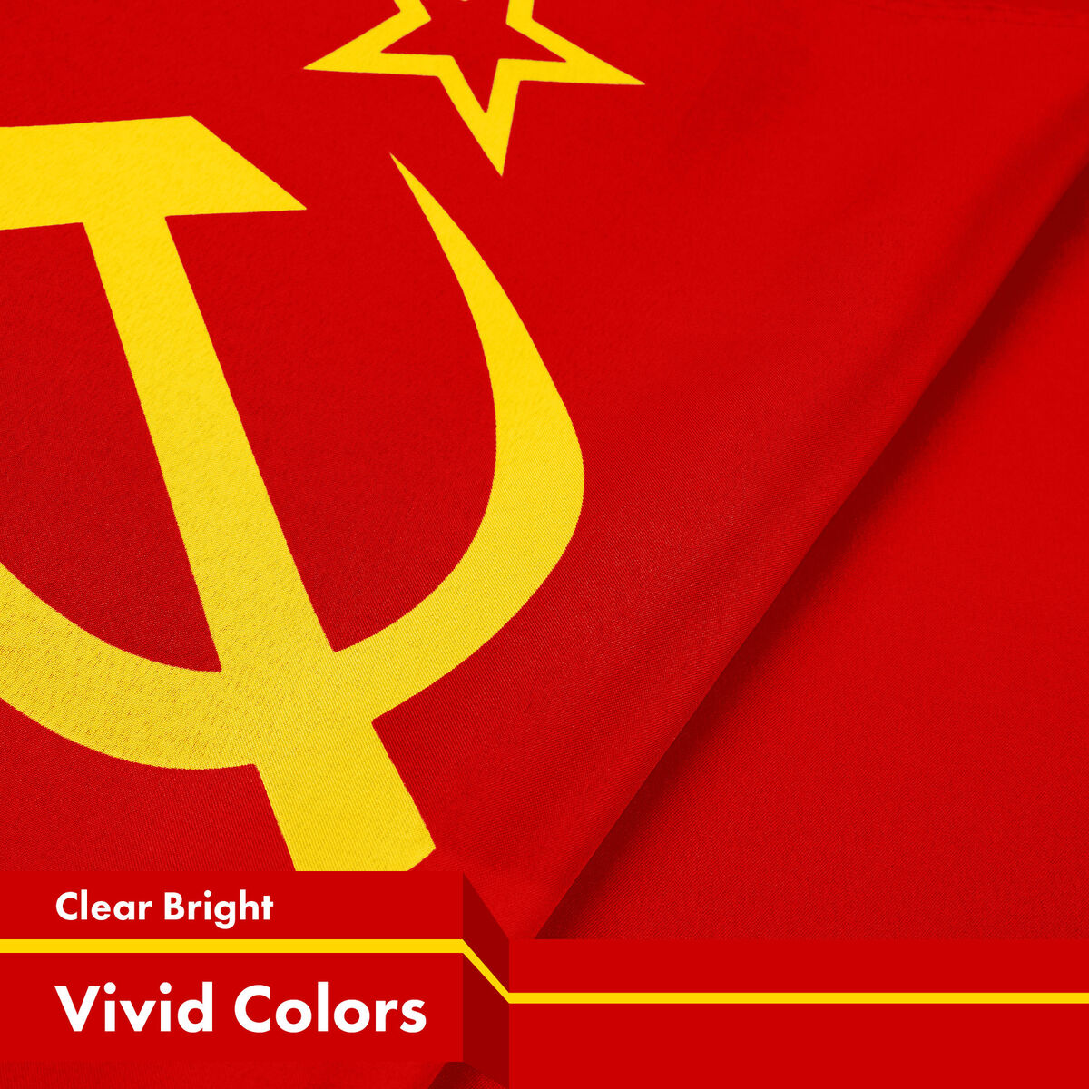 2 Pack: Union of Soviet Socialist Republics USSR Flag 3x5 Ft 2 Pack: Union of Soviet Socialist Republics USSR Flag 3x5 Ft