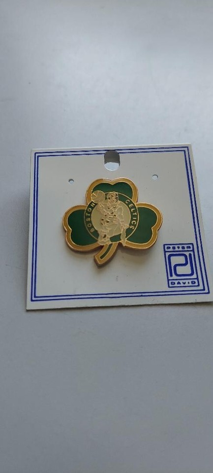 NBA Boston Celtics Logo Pin Basketball 1992 Peter David, Inc. Vintage ...
