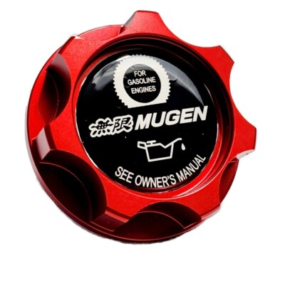 RED OIL CAP FOR HOND 96-00 HATCHBACK CIVIC EK9 SI EM1 COUPE MUGEN ...