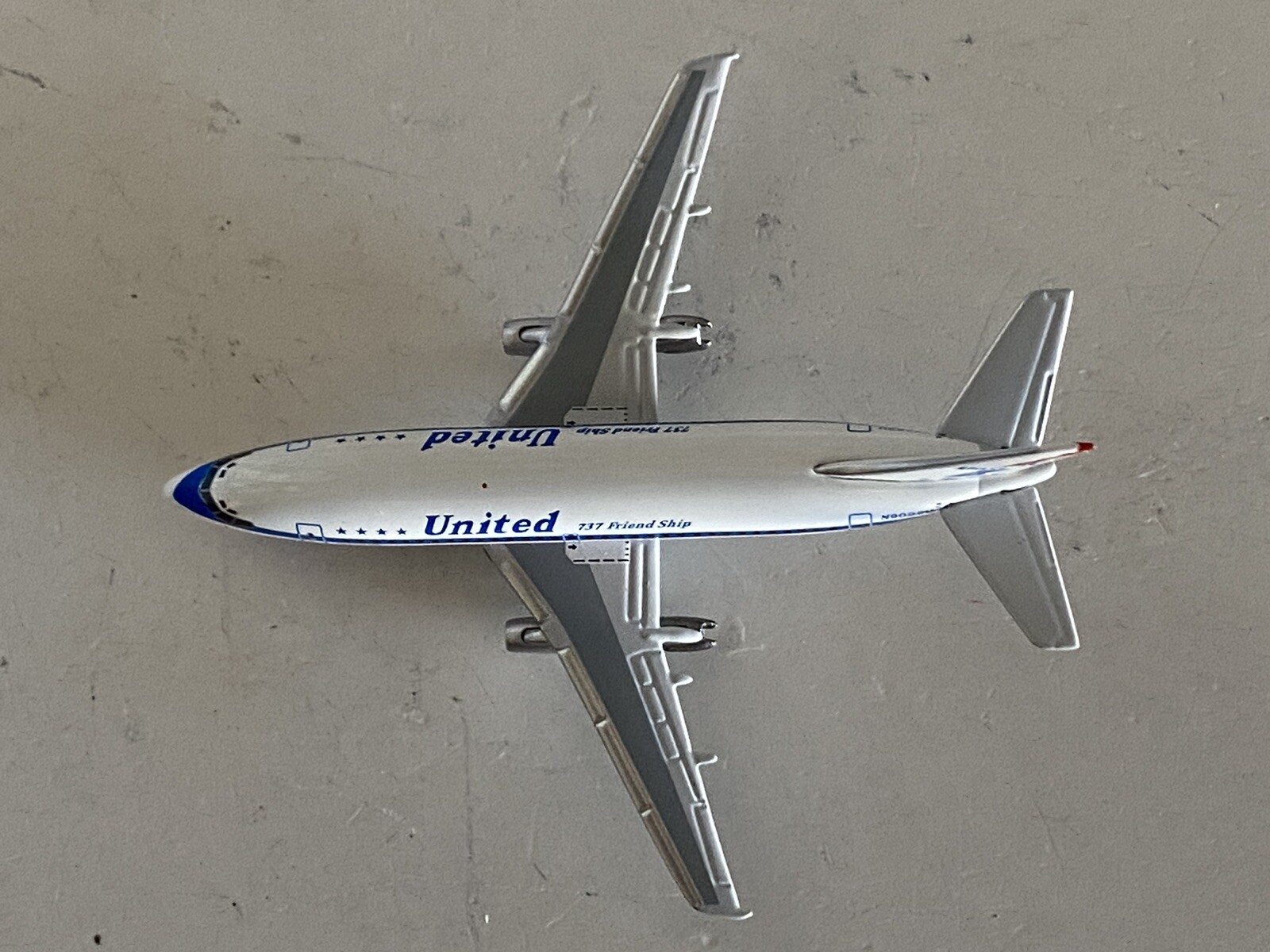 SMAC Seattle Model Aircraft Company United Airlines Boeing 737-200 1: ...