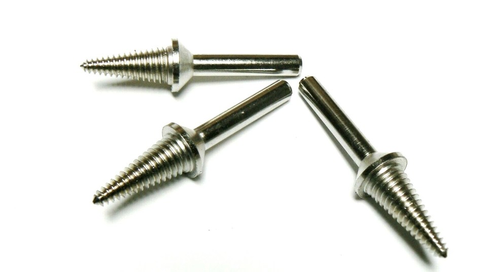 Tapered Threaded Mini Mandrel Arbor Mandrel Screw Thread Holder 1/4 ...