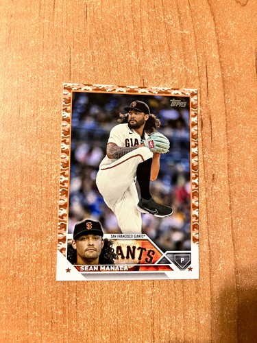 2023 Topps Series 2 - Sean Manea - #429 Camo Parallel #d 05/25 GIANTS ...