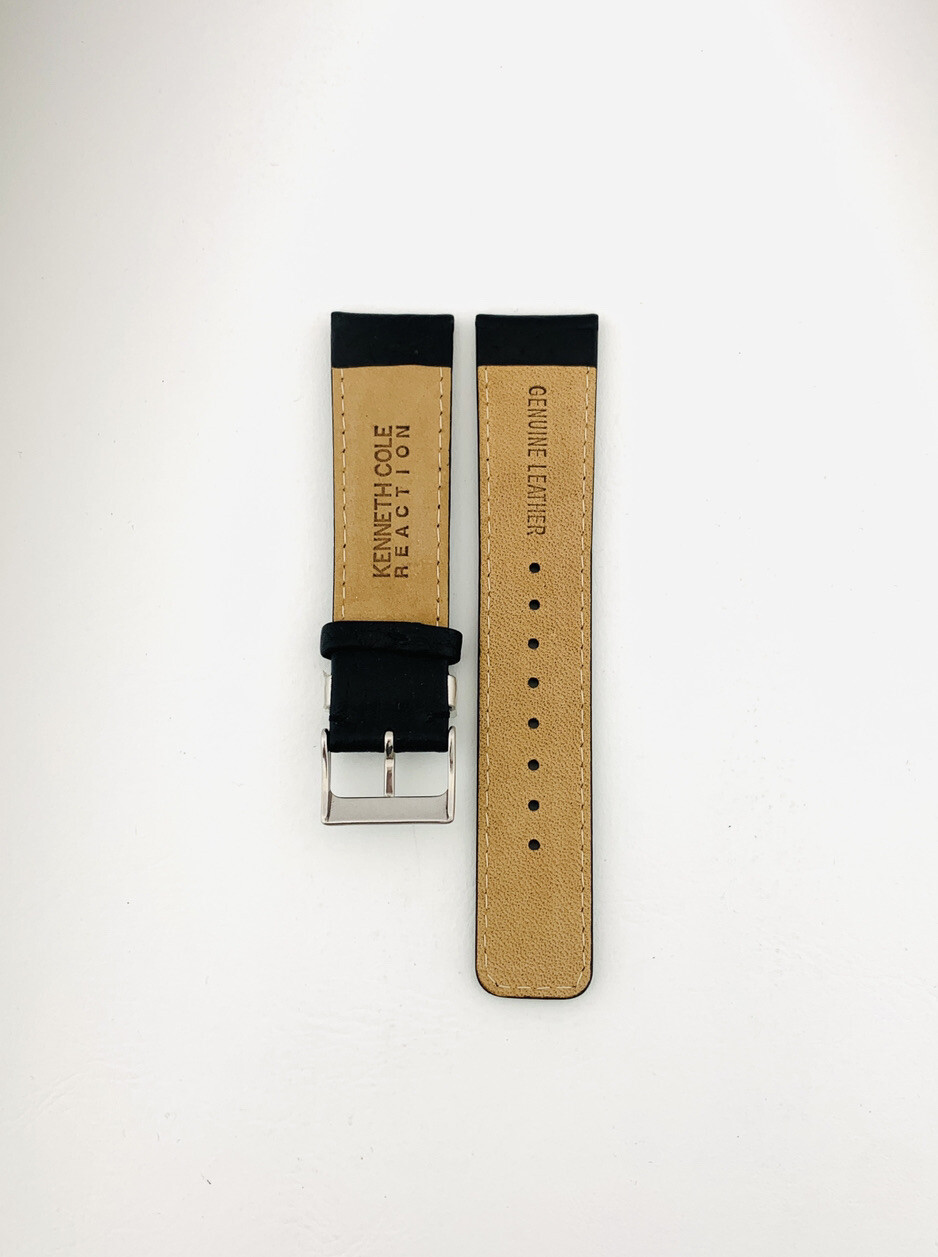 Kenneth Cole Watch Strap , KC1476 , Black Leather Strap , Kenneth Cole ...