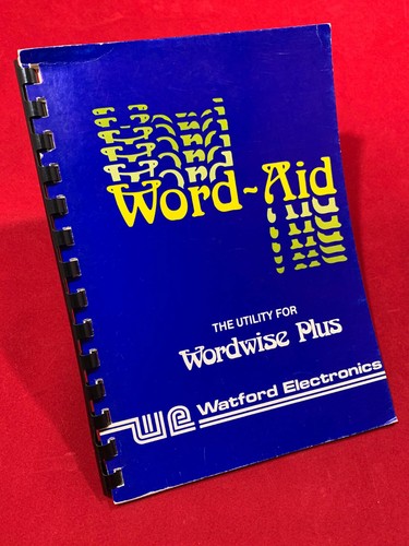 Word-Aid the Utility for Wordwise Plus by Watford Electronics for the BBC Micro | eBay Australia