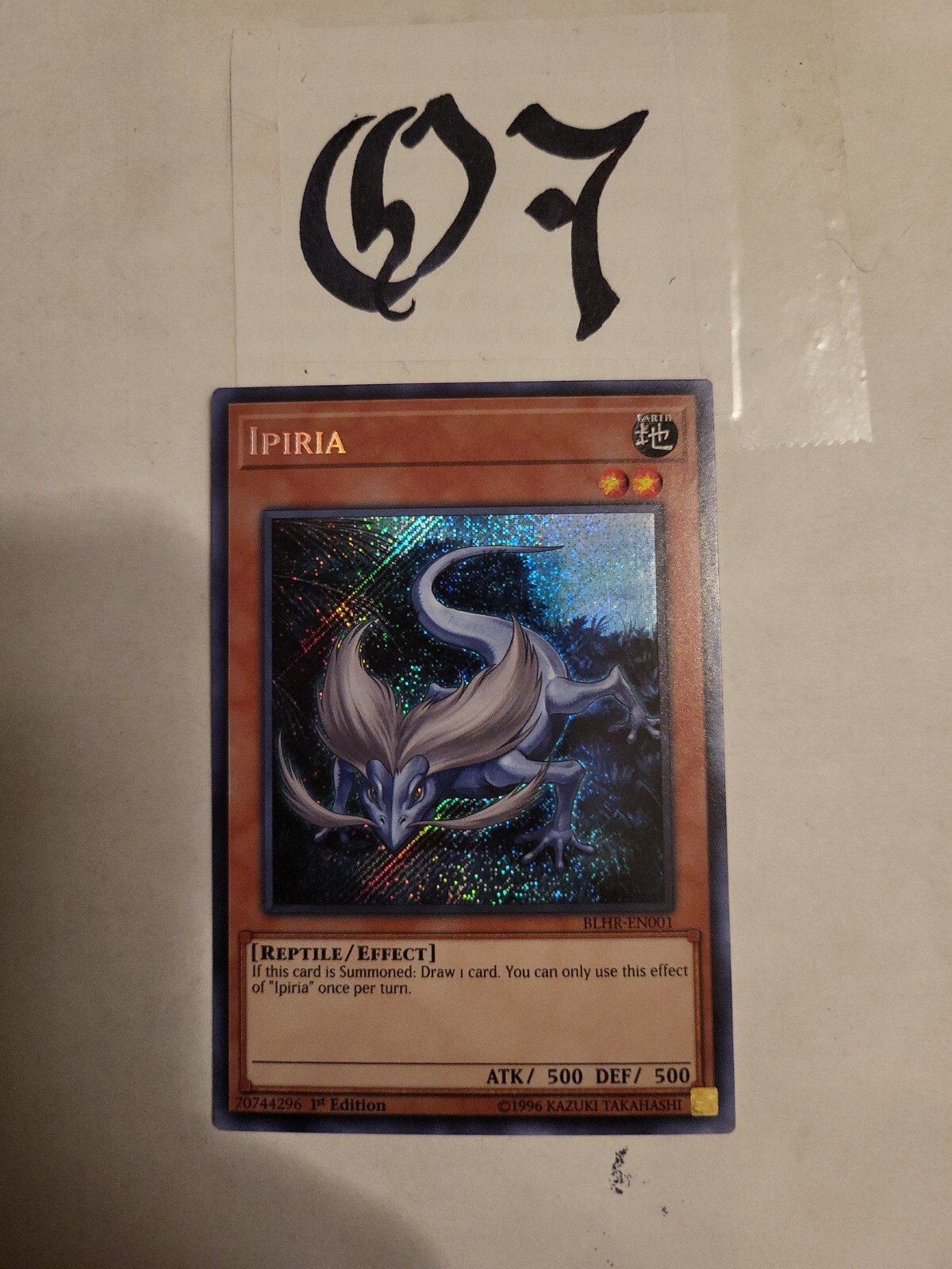 Yu-Gi-Oh! TCG Ipiria Battles of Legend: Hero's Revenge BLHR-EN001 1st ...