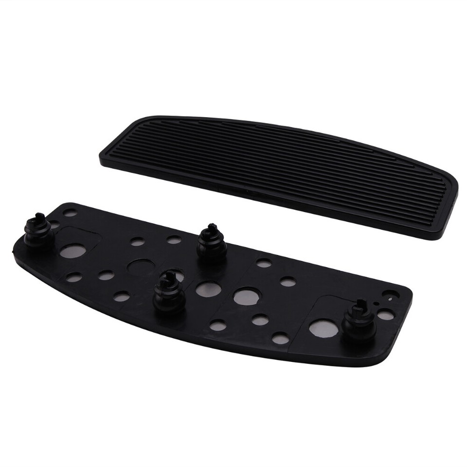 Pair Motorcycles Front & Rear Foot Boards Floorboards for Harley Honda ...