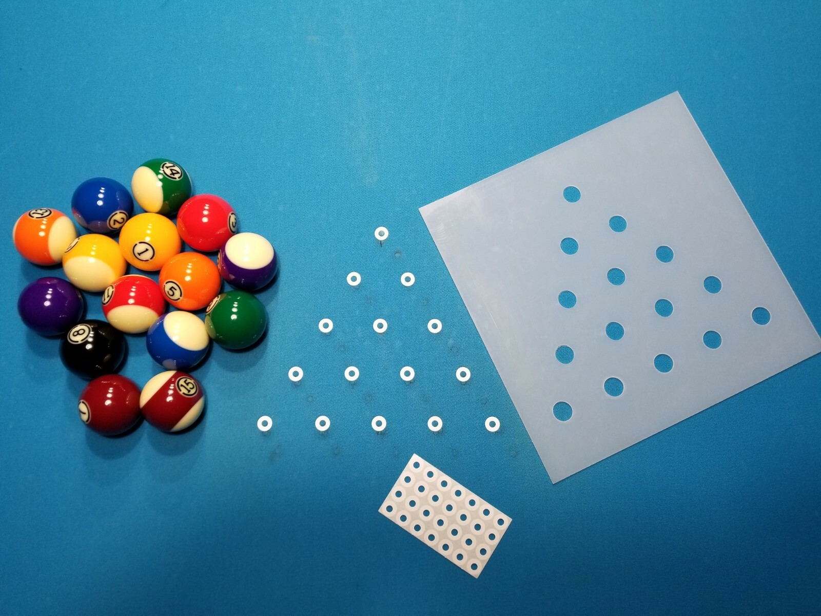 Perma-Rack Pool Billiard Racking Template See Video Link in Description ...