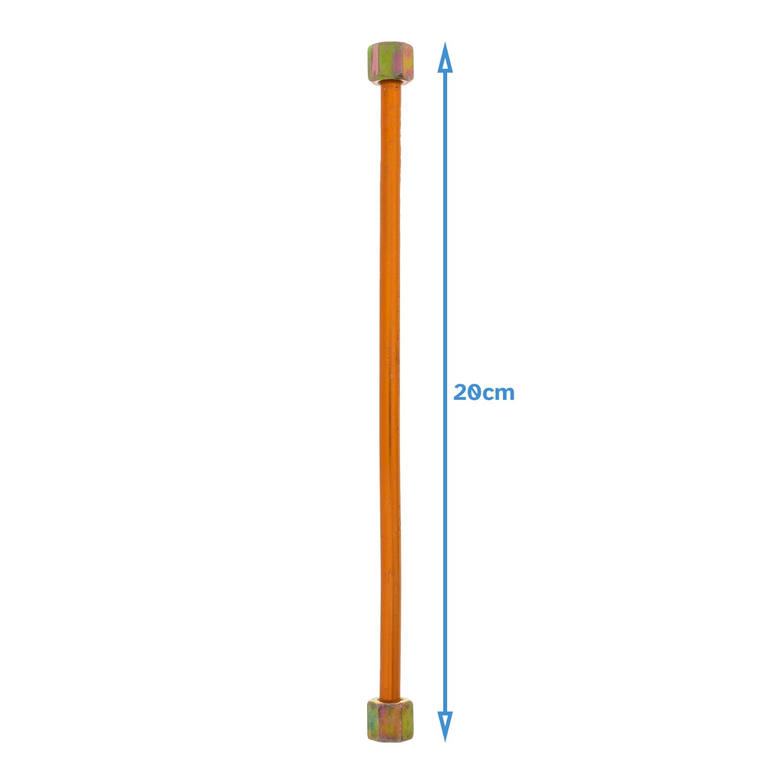 20cm Air Compressor Extension Copper Tube Dual 1/8" BSP Nut High ...