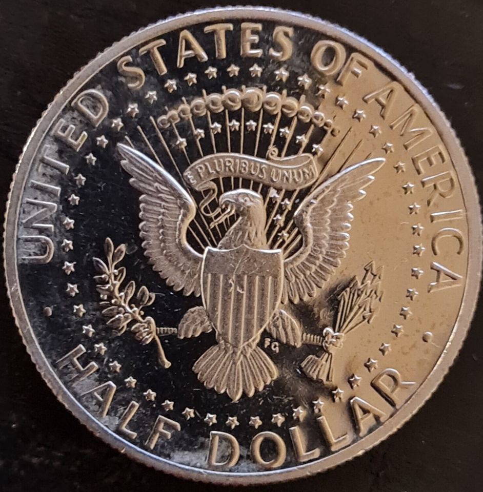 JFK HALF DOLLAR - 1990 S - PROOF- VERY LOW MINTAGE - FREE US SHIPPING ...