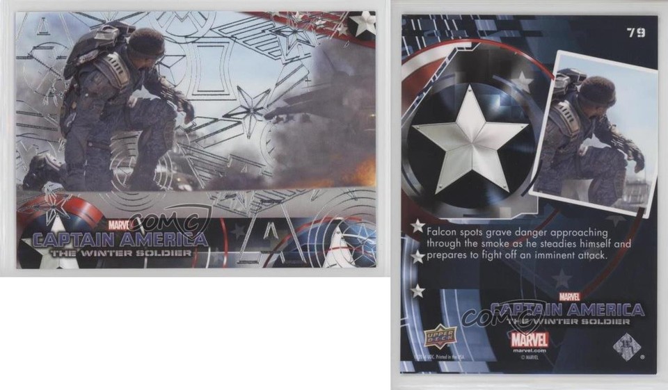 2014 Marvel Silver Patriotic Foil Captain America: The Winter Soldier ...