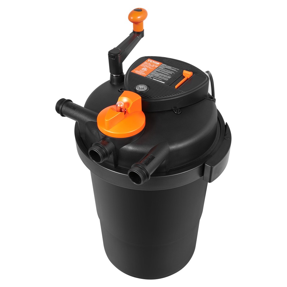 Pond Pressure Bio Filter 2000Gal 1840GPH Koi Pond Filter with 13W UV ...