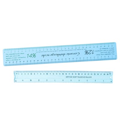 Ceramic Shrinkage Scale Ruler, Pottery Tools, Standard Ruler, Flexible ...