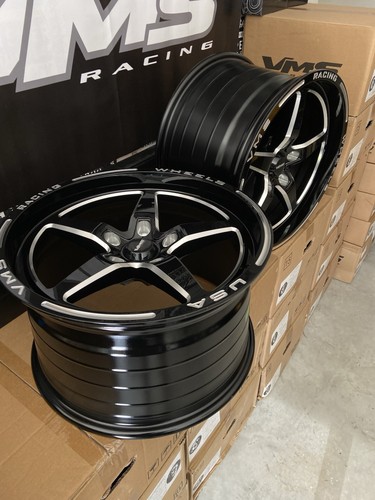TWO VMS V-Star Wheels 17x10 Offset +54 (54ET) 5x114.3 Backspace 7.63 ...