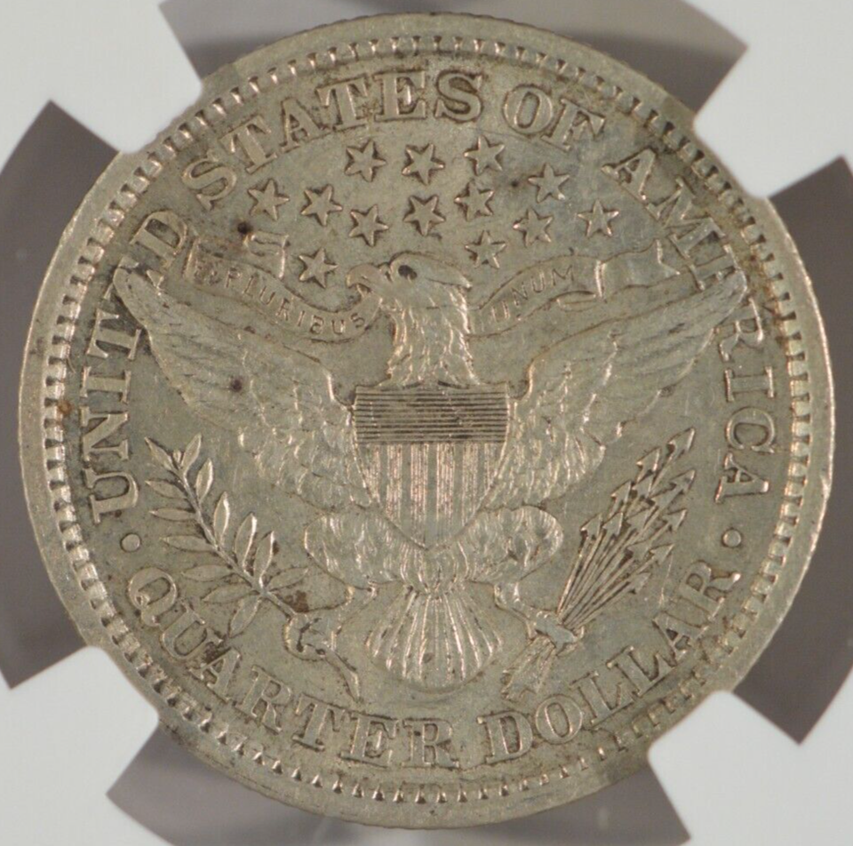 1892 Barber Silver Quarter 25c NGC AU55 6611765-003 | eBay
