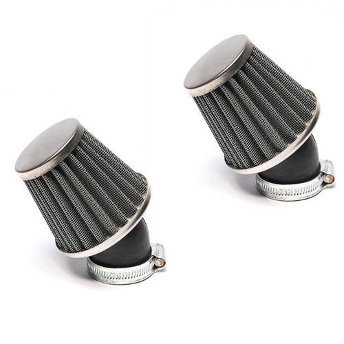 2pcs Motorcycle 35mm Angled Air Filter For 125cc 150cc 250cc Pro Dirt ...
