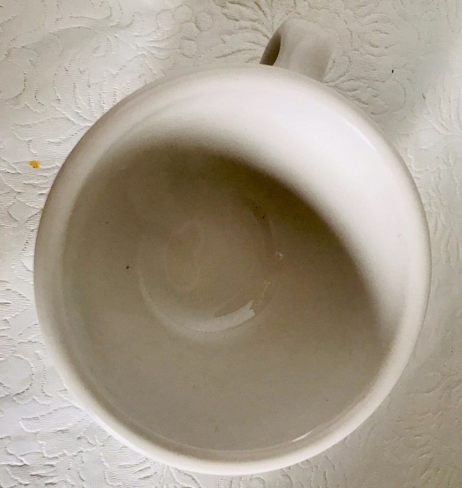 Shenango China Cup Restaurant Ware White Red Bands Vintage | eBay