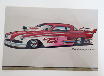 Drag Car Drawings