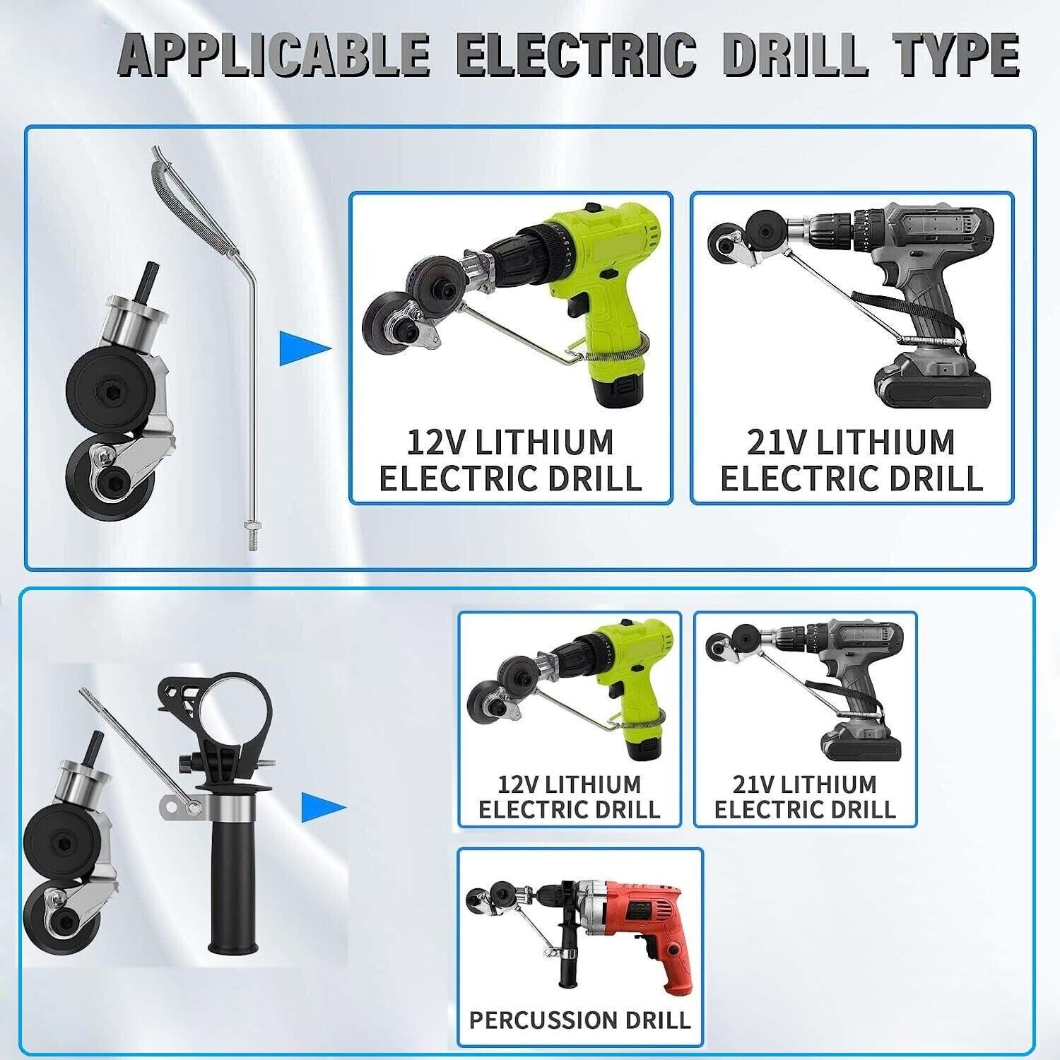 Portable Electric Drill Bits Plate Cutter Sheet Metal Nibbler Precise ...