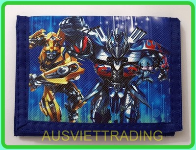 new Transformers Bumblebee boys kids children cartoon Wallet tri-fold ...