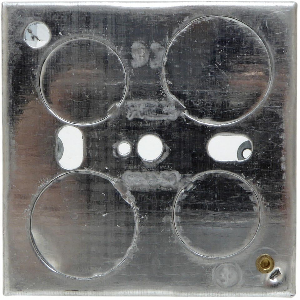 Metal Back Box 25mm 35mm 47mm 1G 2G Dual 1G+1G 2G+1G Galvanised Steel ...