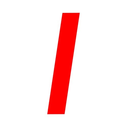 6 inch tall Red Race Number 1 racing numbers decals motocross atv dirt ...