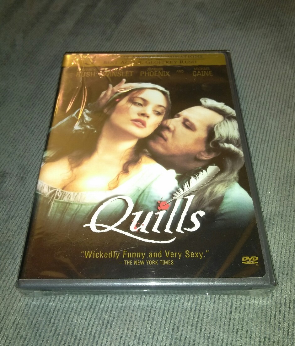 QUILLS - KATE WINSLET GEOFFREY RUSH REBECCA PALMER EROTIC DRAMA DVD ...