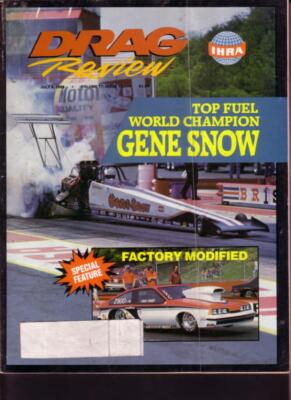 Sports Pub: Drag Review 7/9/1988- IHRA- Gene Snow- Drag Racing | eBay
