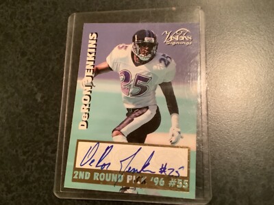 Deron Jenkins Ravens 1997 Score Board Visions Signings Signings ...