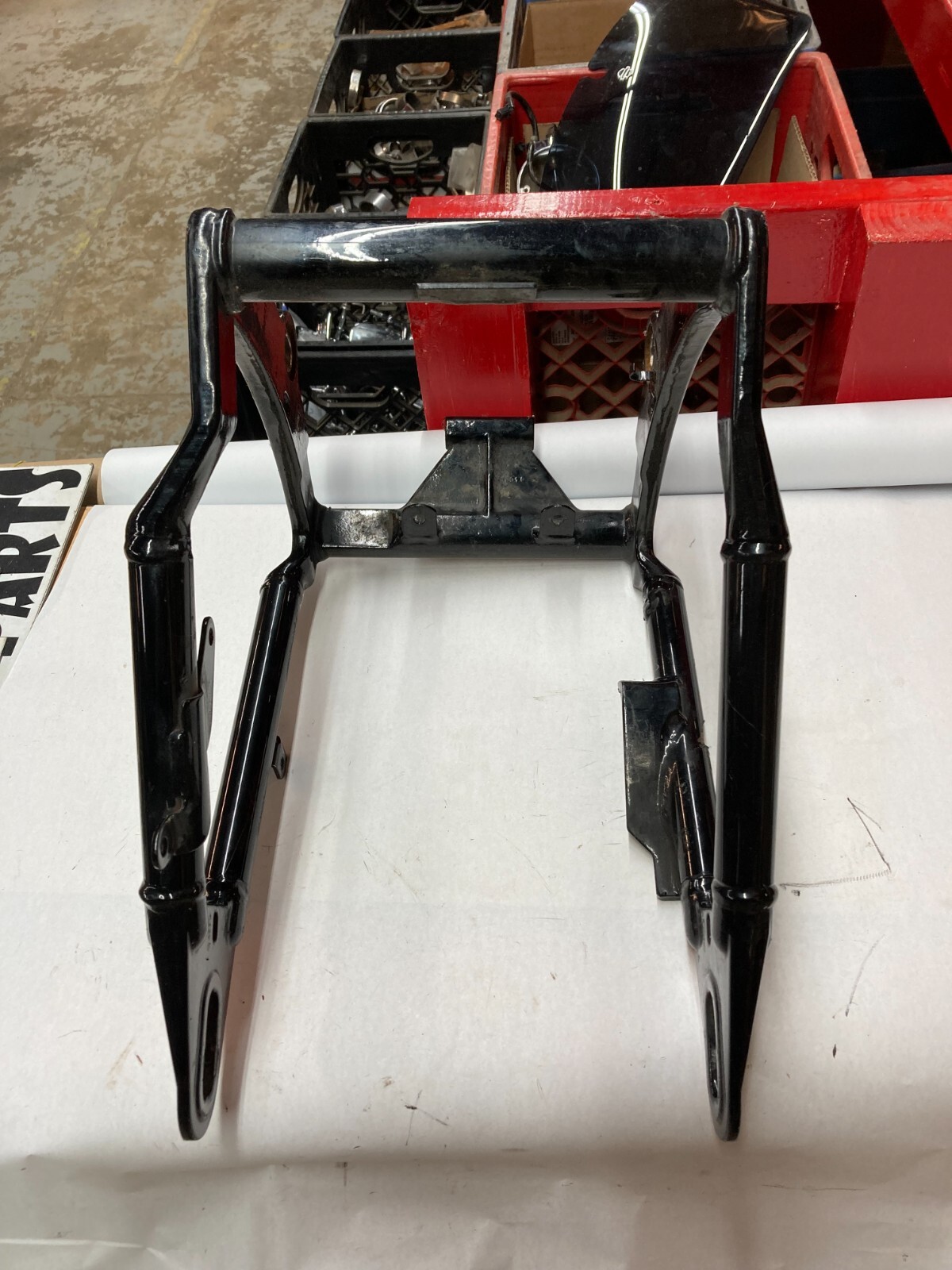 Harley nice stock 00-03 softail rear swing arm fork 3/4" axle 48423-00 ...