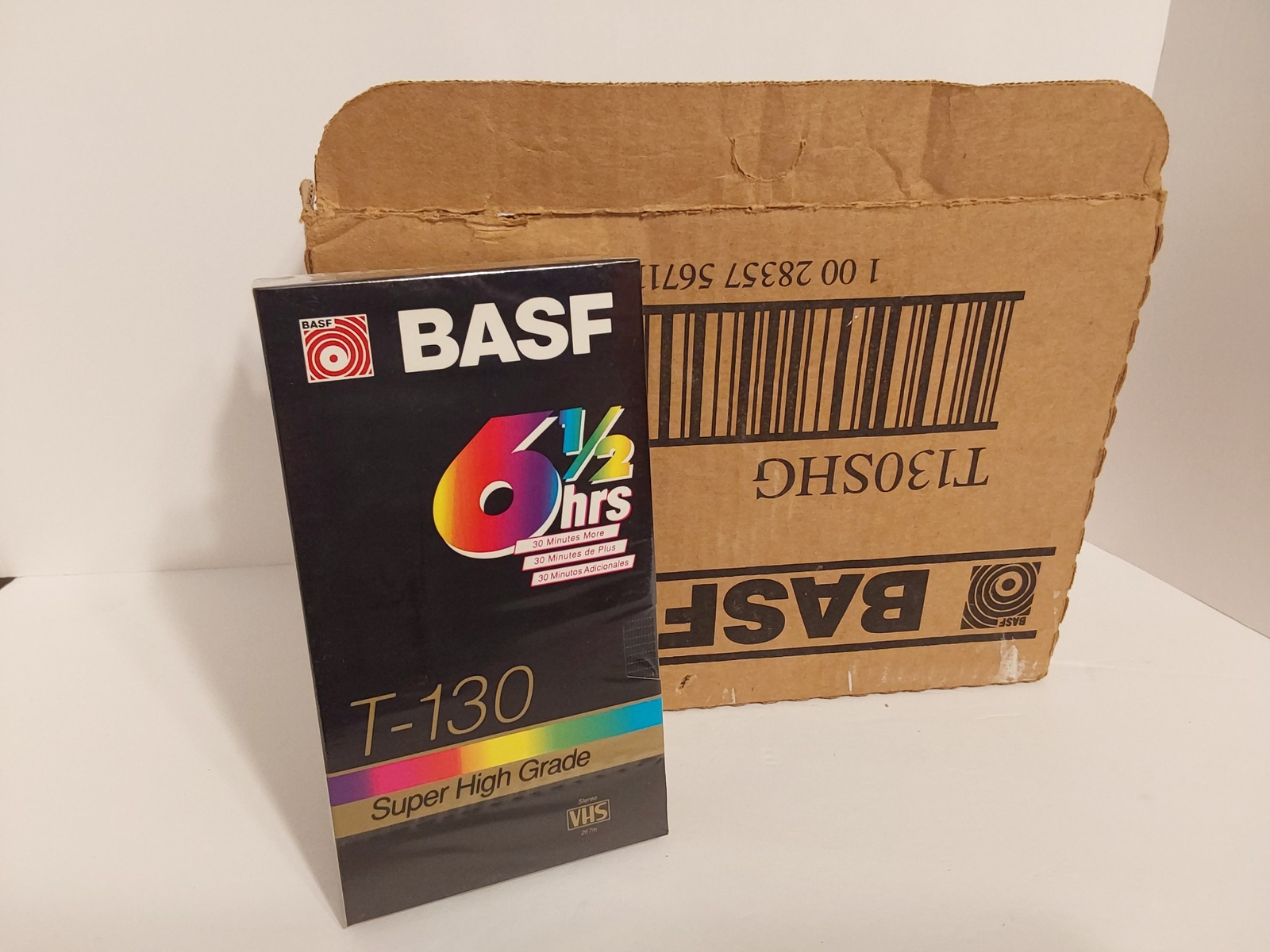 BASF 6.5 Hour T130 Blank VHS Tape Super High Grade Extra for sale ...