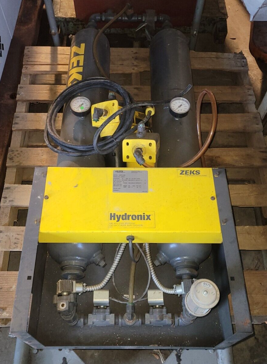 T167066 Zeks Hydronix 60MPS1000 Heatless Purge Desiccant Air Dryer for ...