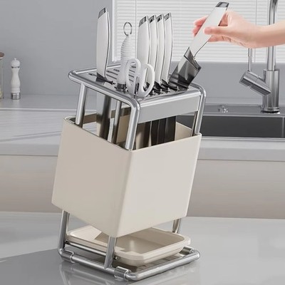 with Brackets Kitchen Storage Holder Cutting Tool Stand Home Storage ...