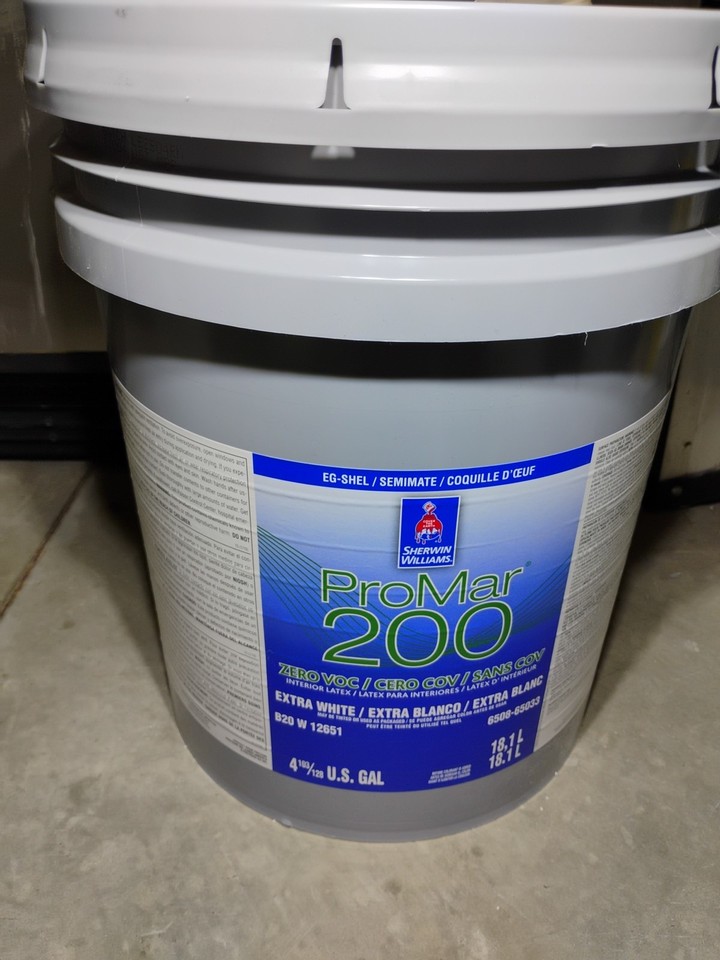 5 Gallon Sherwin Williams Promar 200 Eggshel Color7037 Balanced Beige ...