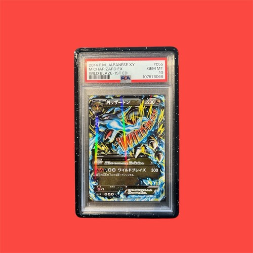 PSA 10 GEM MINT M MEGA Charizard EX 055/080 HOLO Pokemon Card 487 first edition | eBay