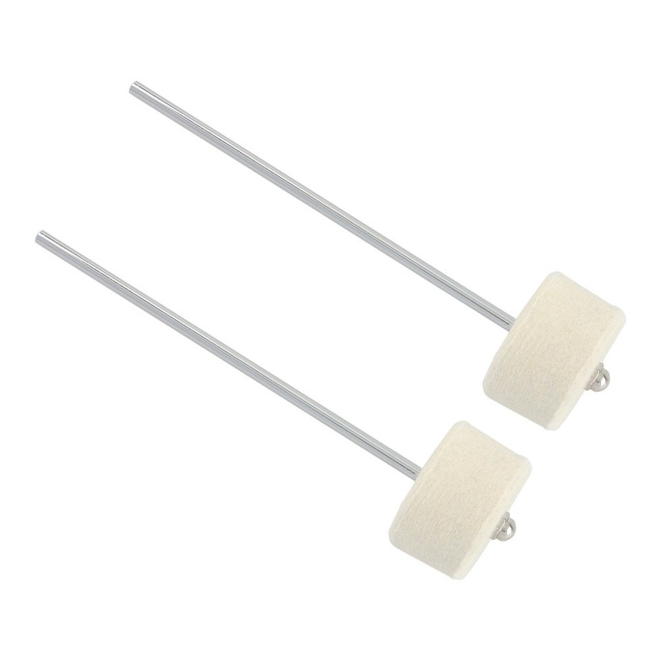 2 Pcs Double Hammer Head Bass Percussion Instruments Sticks Kick Pedal ...