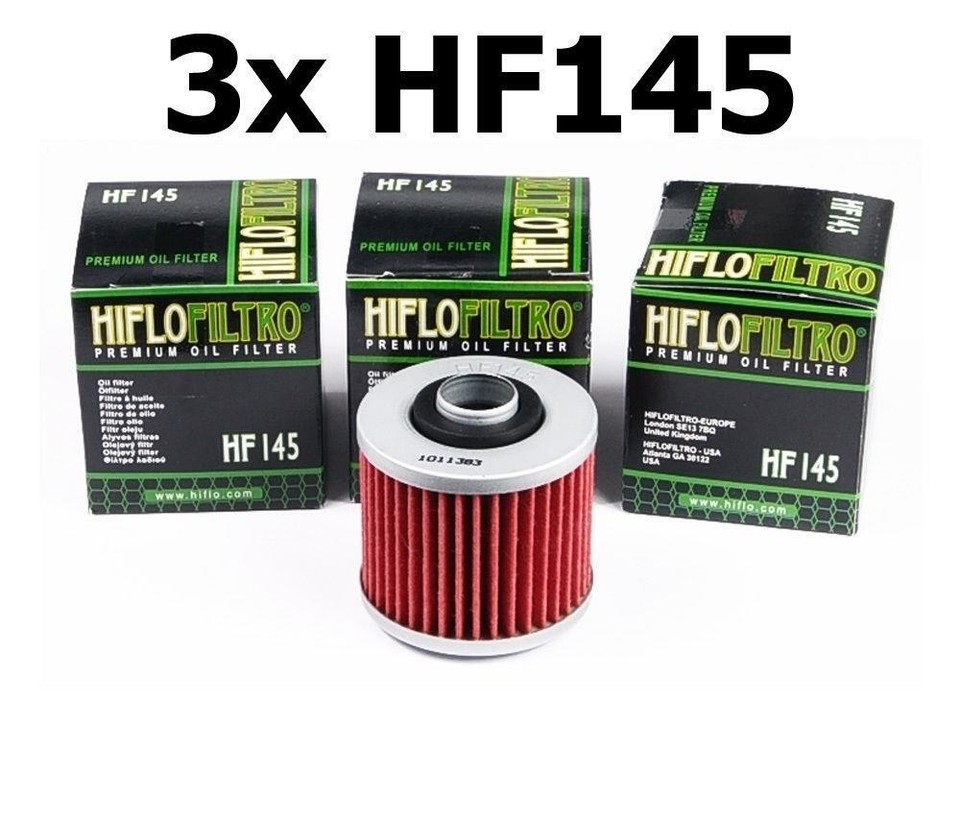 3X HF145 Filtro Olio Per Aprilia Pegaso MZ/MUZ Baghira Skorpion Mastiff ...