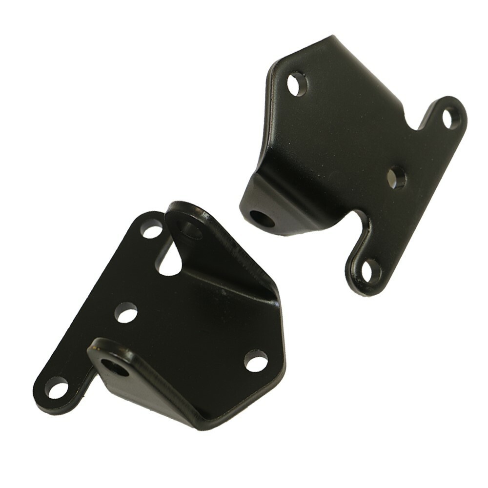 SBC Small Block Chevy Black Solid Engine Motor Mounts 327 350 400 ...
